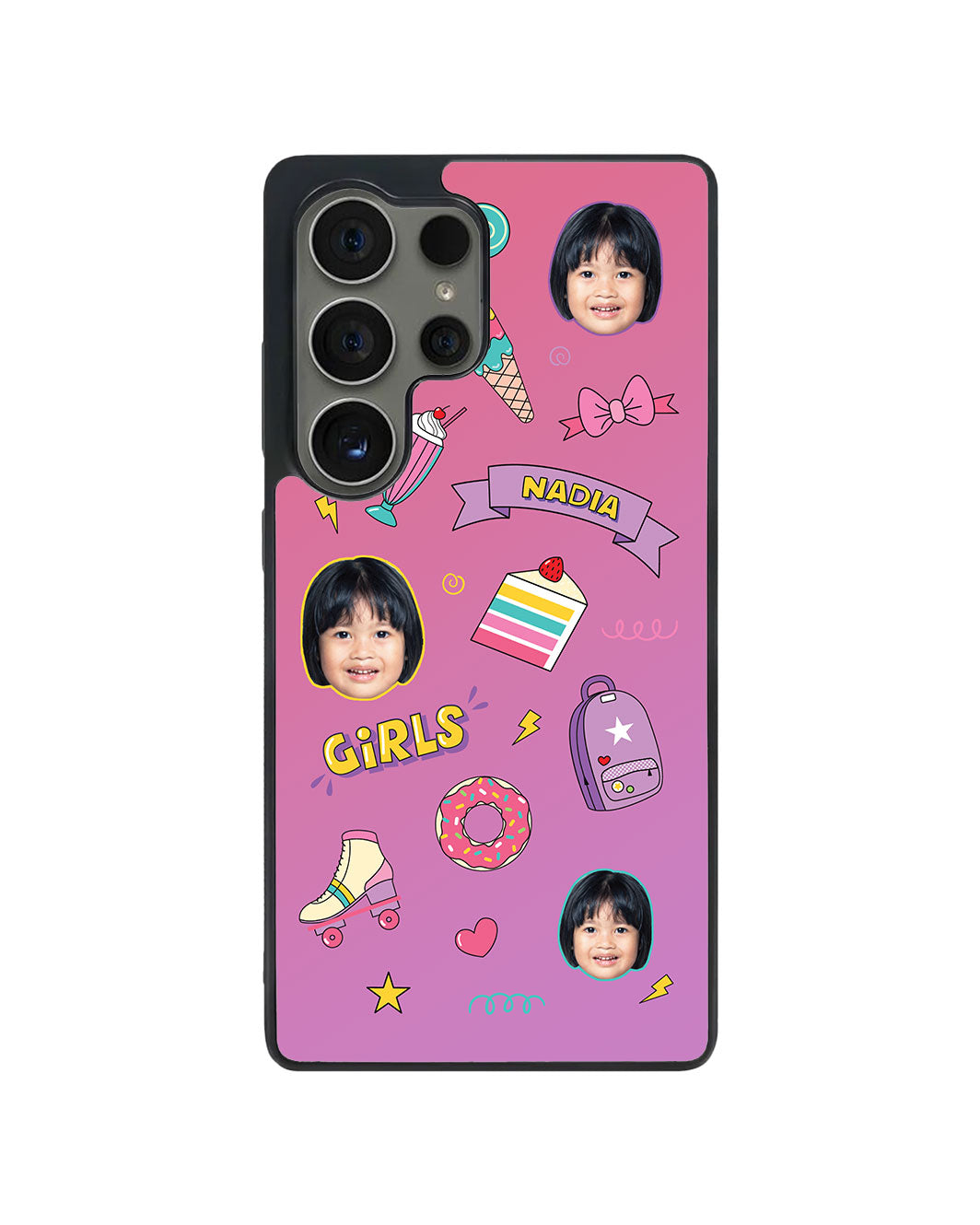 Android Avant-Gloss Grip Case - Face Grid Comic – Caseuphoria