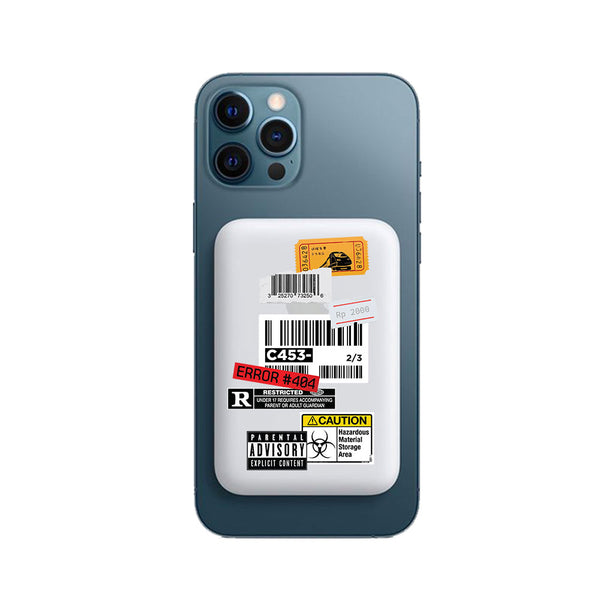 Magnetic Wireless Powerbank - Label Sticker Pack – Caseuphoria