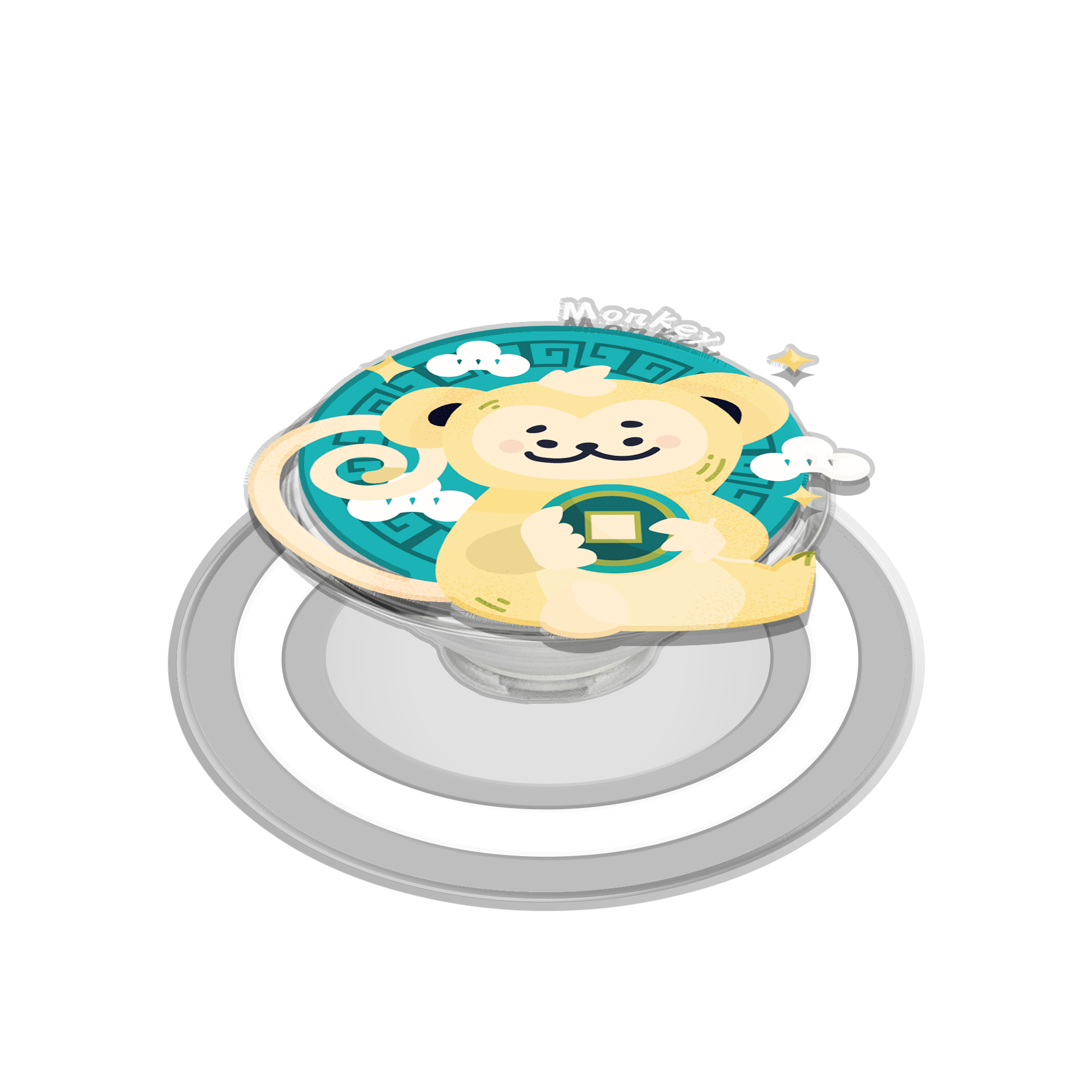Magnetic Grip - Monkey (Chinese Zodiac / Shio) – Caseuphoria