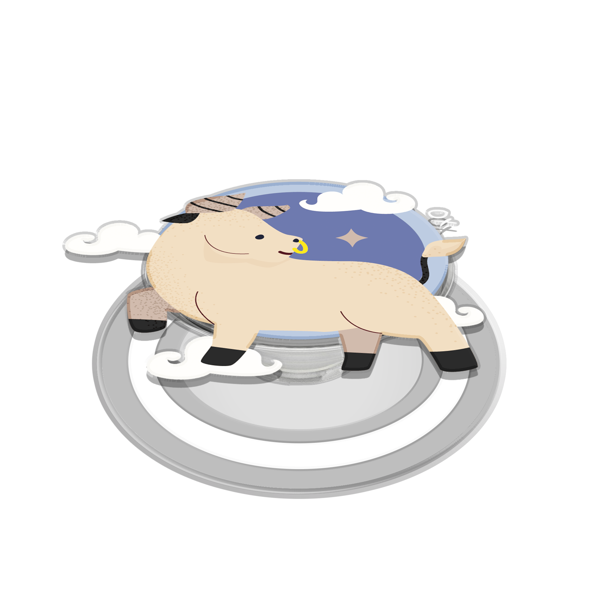 Magnetic Grip - Ox (Chinese Zodiac / Shio) – Caseuphoria