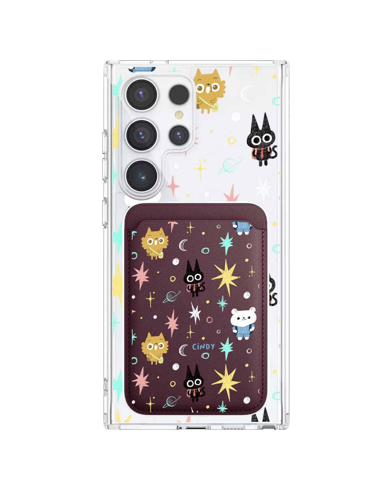 Android Magnetic Wallet Case - Backpack Traveller – Caseuphoria