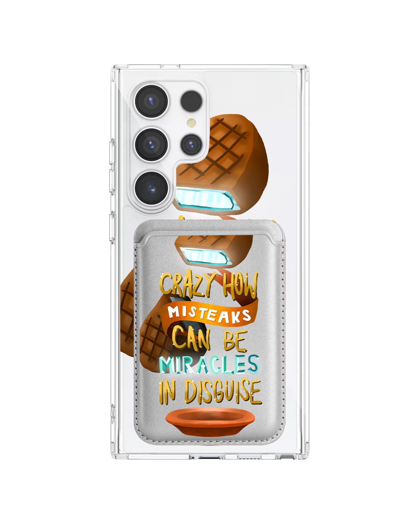 Android Magnetic Wallet Case - From Misteaks to Miracle – Caseuphoria