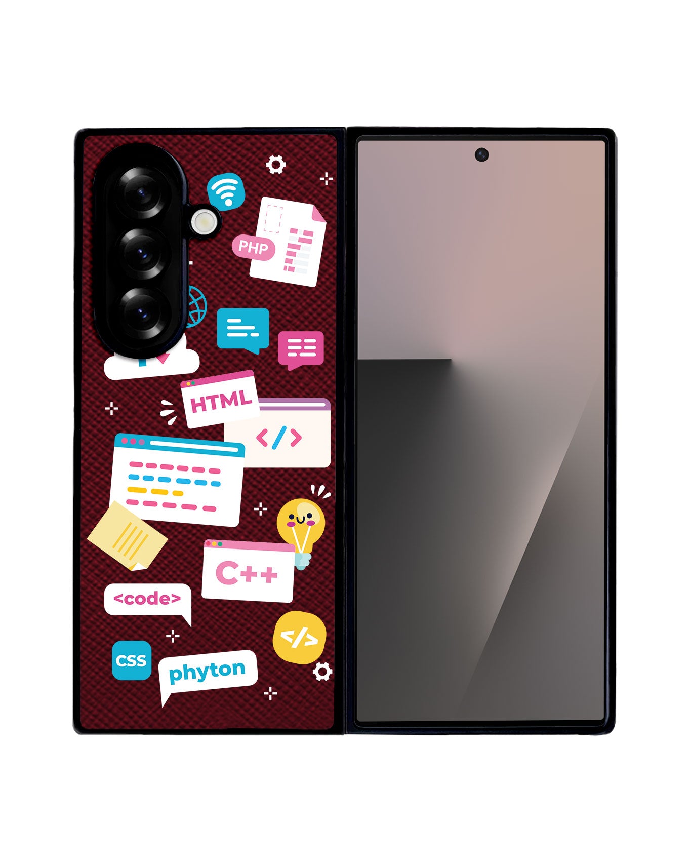 Android Flip / Fold Leather Grip - Developer – Caseuphoria