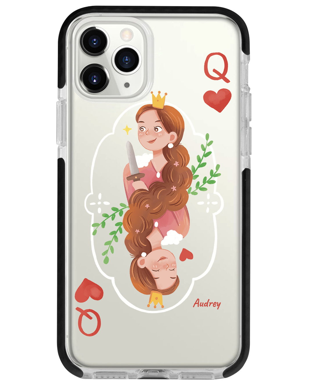 iPhone Rearguard Bumper - Queen (Couple Case) – Caseuphoria